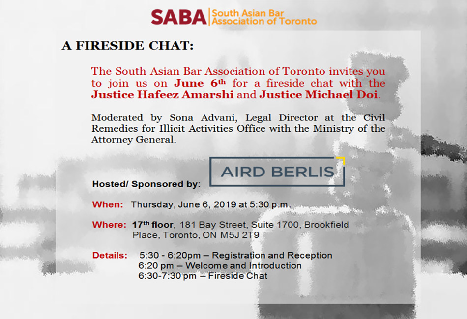 Join the South Asian Bar Association of Toronto